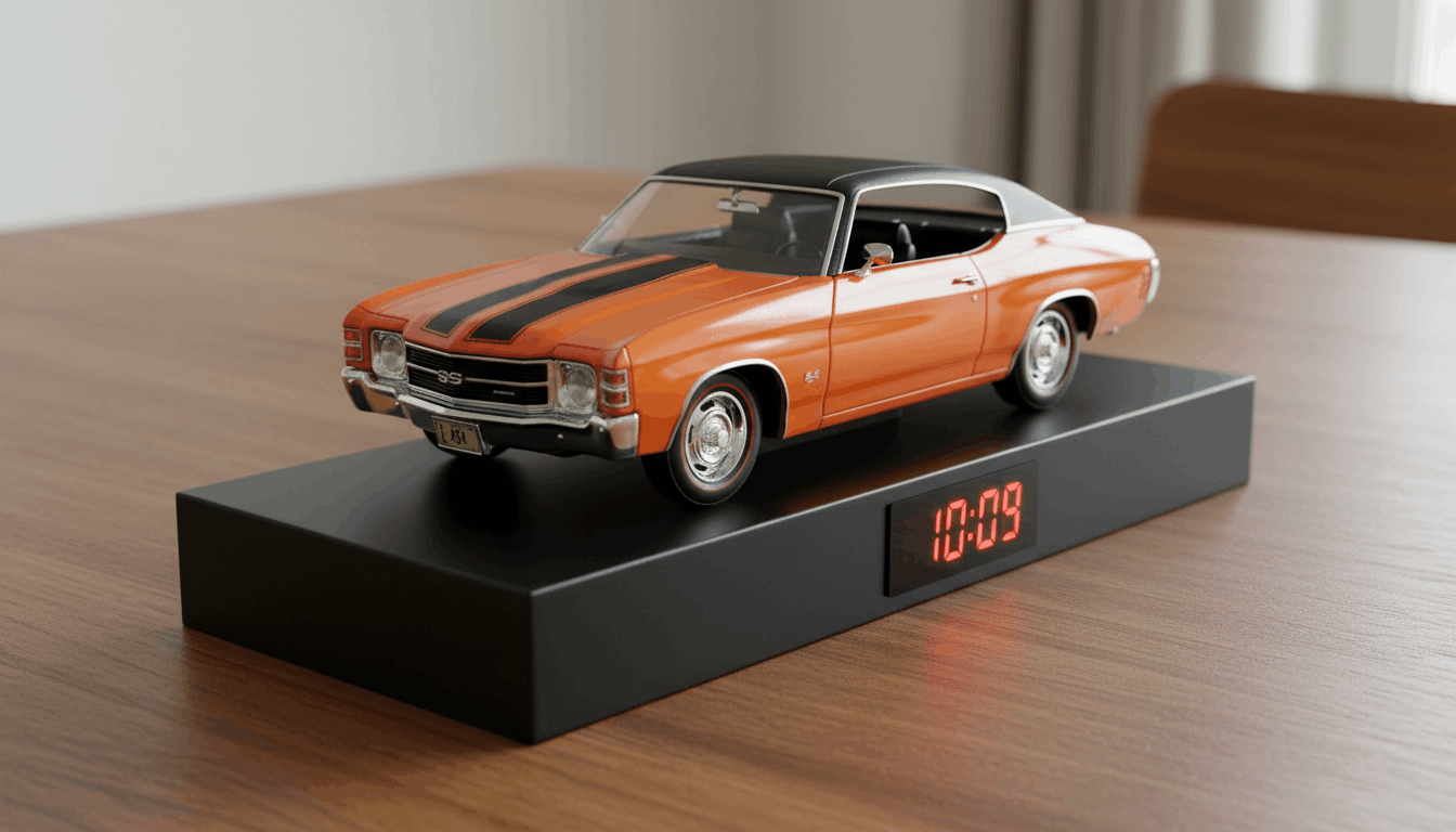 Chevrolet Chevelle SS Car Alarm Clock – Premium Limited Edition